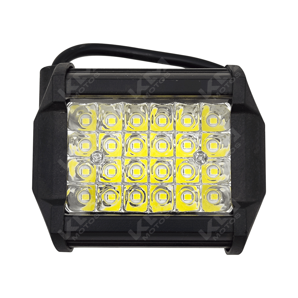 LUZ LED 24P CUADRADA METAL – KMMOTOSHN