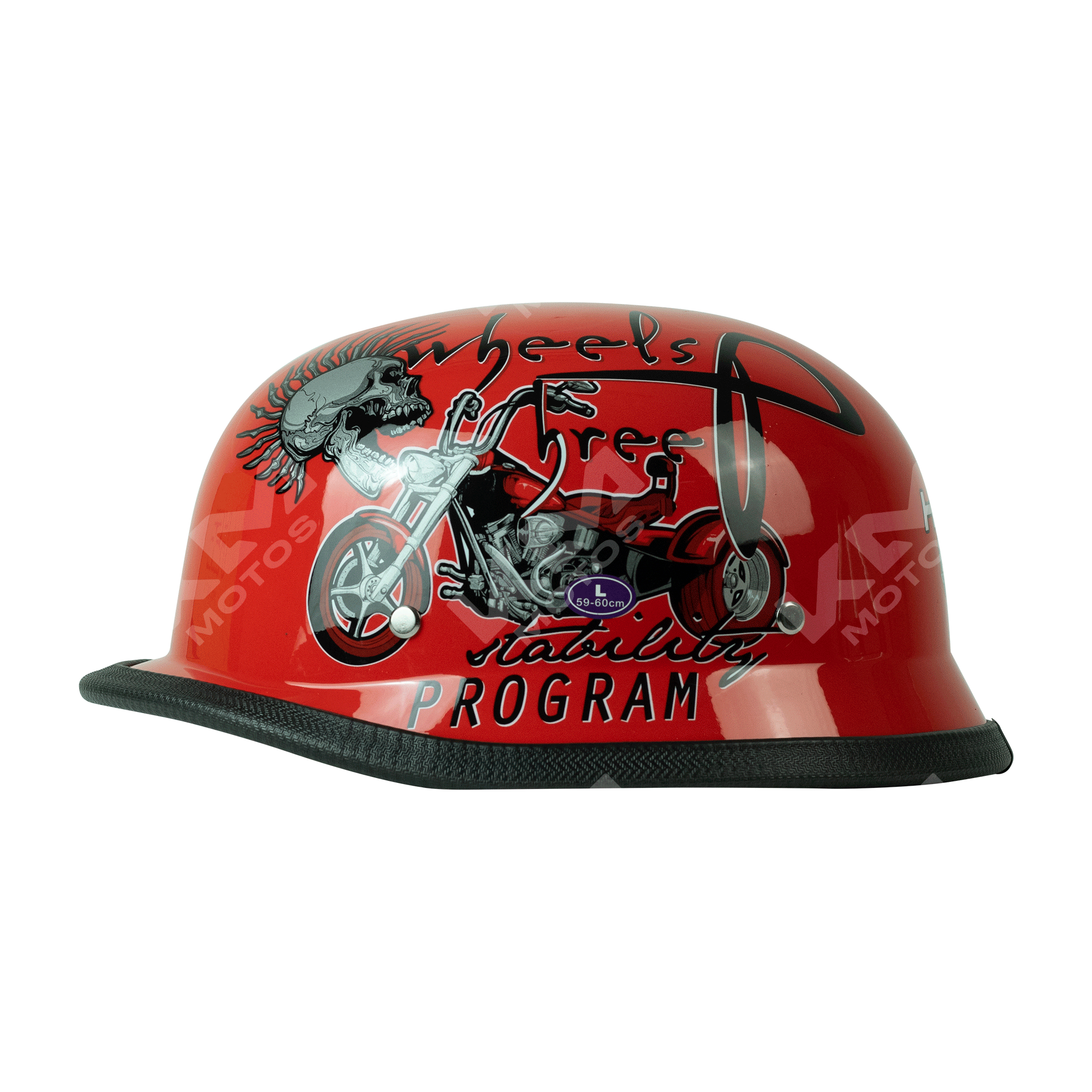 Casco Gorrita Rojo Wheels Pandillero Dot WLT307 HS2 "XXL" – KMMOTOSHN